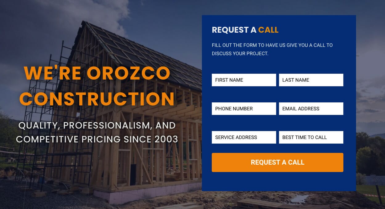 Terms and Conditions - Orozco Construction
